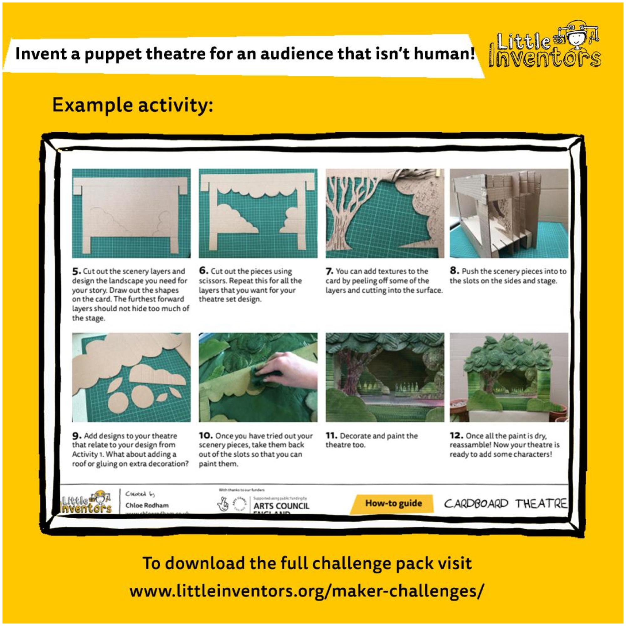 Challenge #199 Maker Challenge - Puppet theatre! : Little Inventors